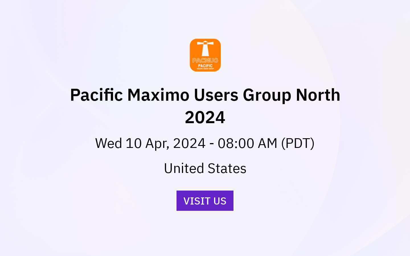 Pacific Maximo Users Group North 2024